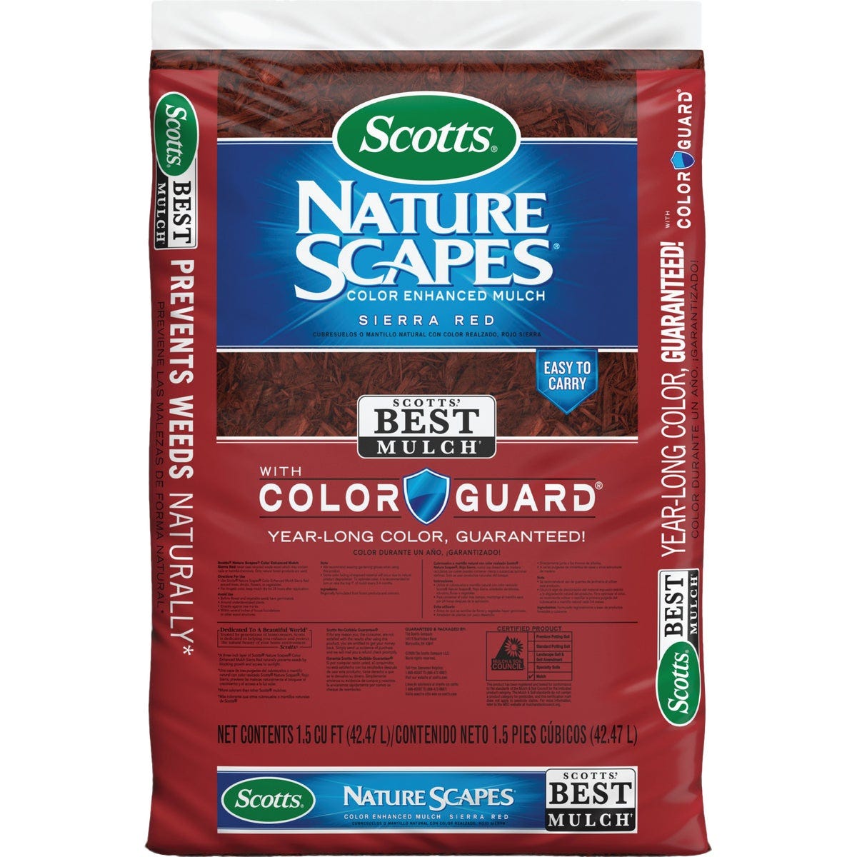 Scotts Nature Scapes 1.5 Cu. Ft. Sierra Red Color Enhanced Mulch | True ...