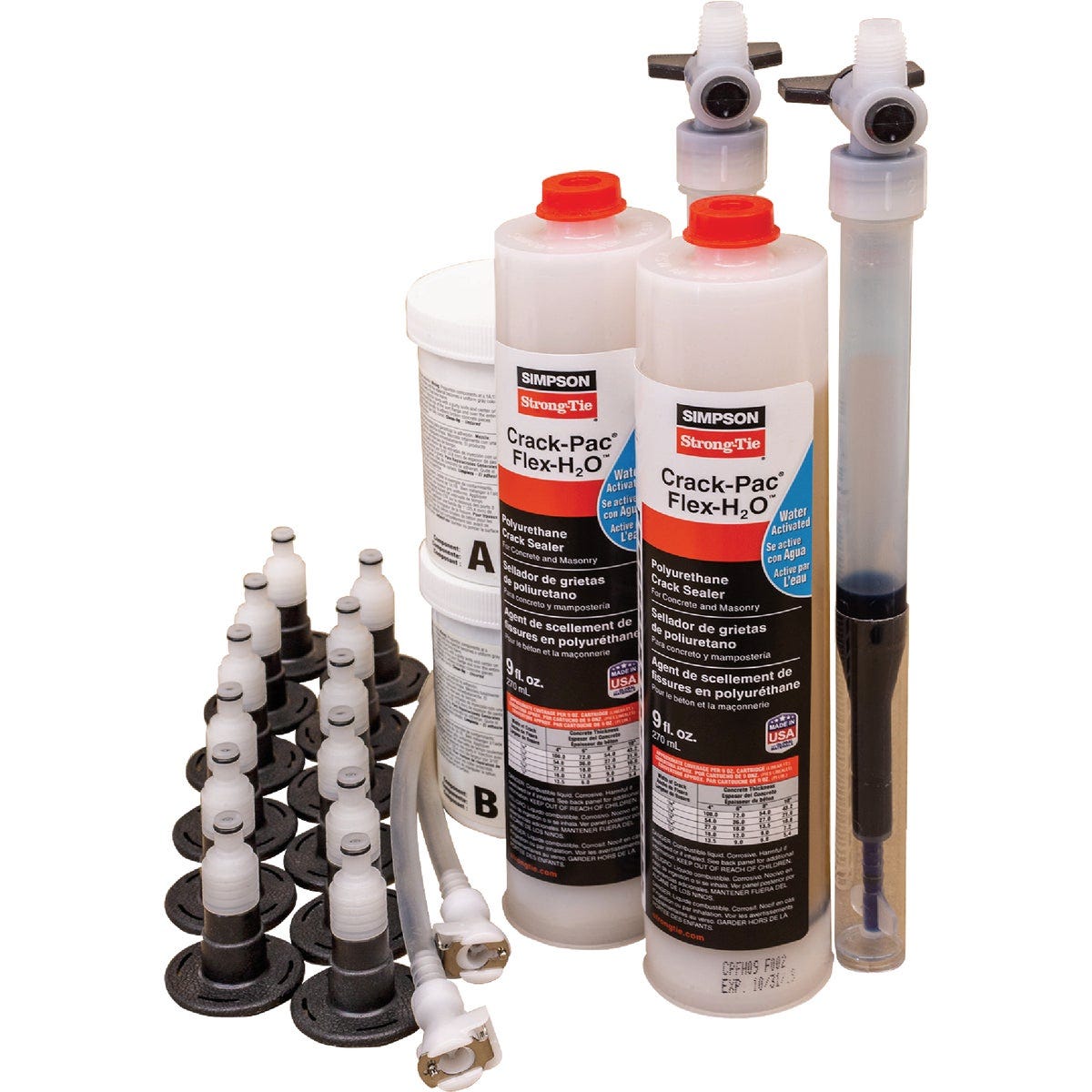 Simpson Strong-Tie 9 Oz. Crack-Pac Flex-H2O Polyurethane Concrete ...