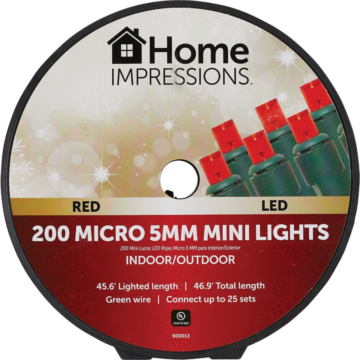 Home Impressions Red 200-Bulb Micro 5MM Mini LED Light Set | True Value ...