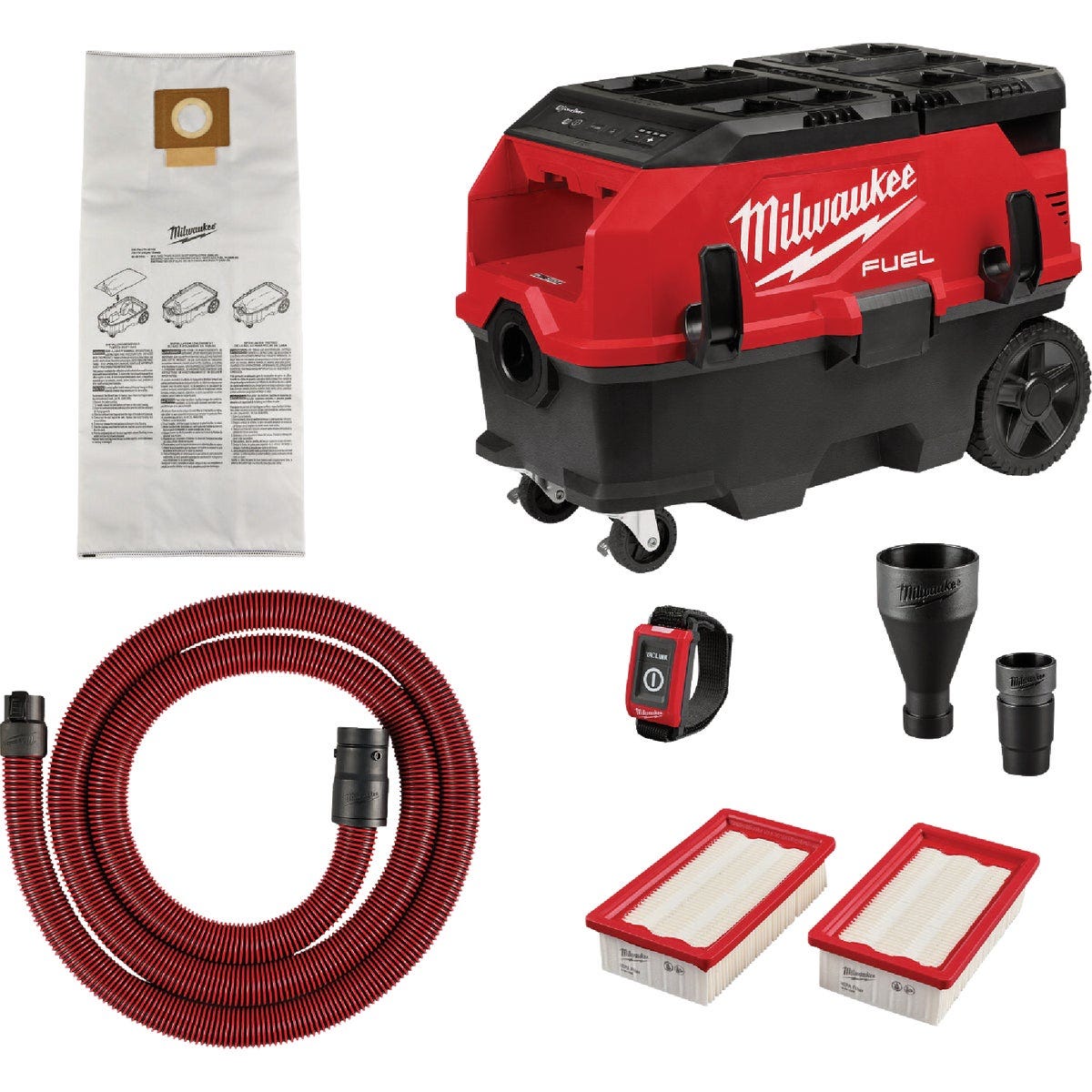 Milwaukee M18 FUEL 9 Gal. Cordless Dust Extractor with PACKOUT ...