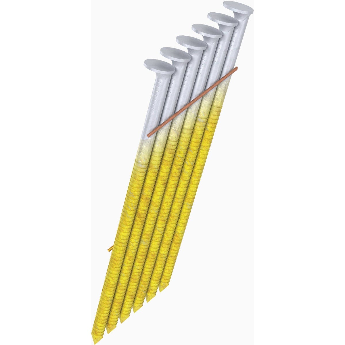 Grip-Rite 3 In. x 0.120 In. 28 Deg. Wire Weld Galvanized Ring Shank ...