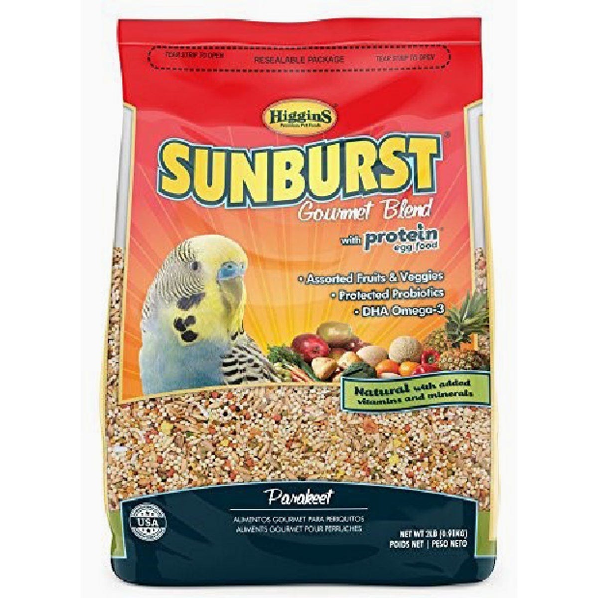 Higgins 2 Lb. Sunburst Parakeet Bird Food | True Value Hardware