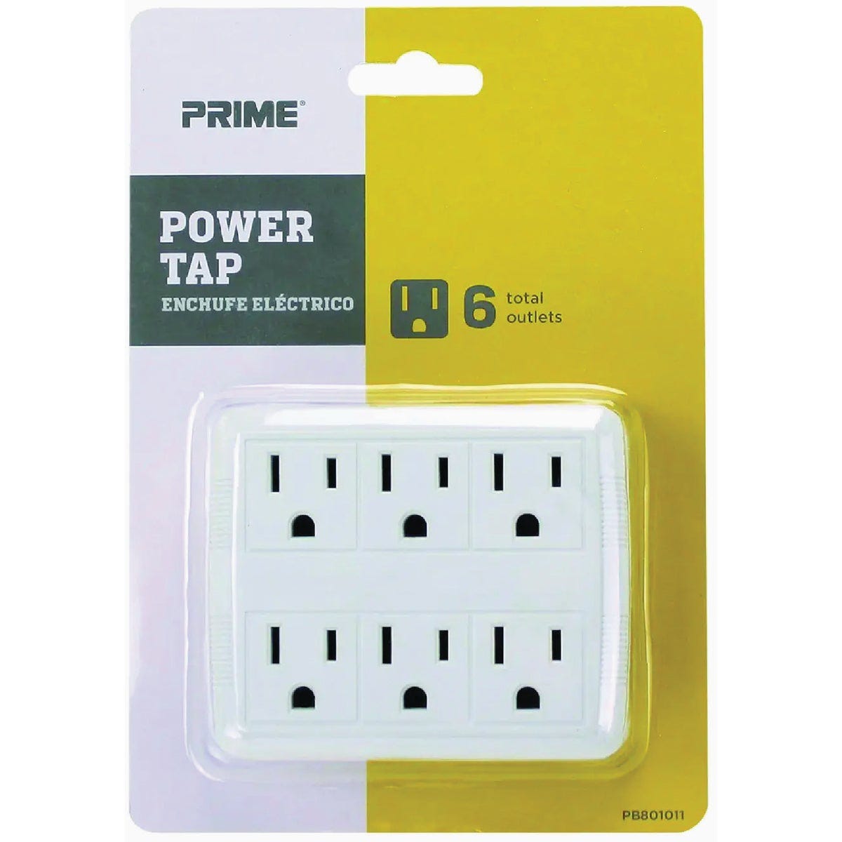 Prime White 6-Outlet Power Tap | True Value Hardware