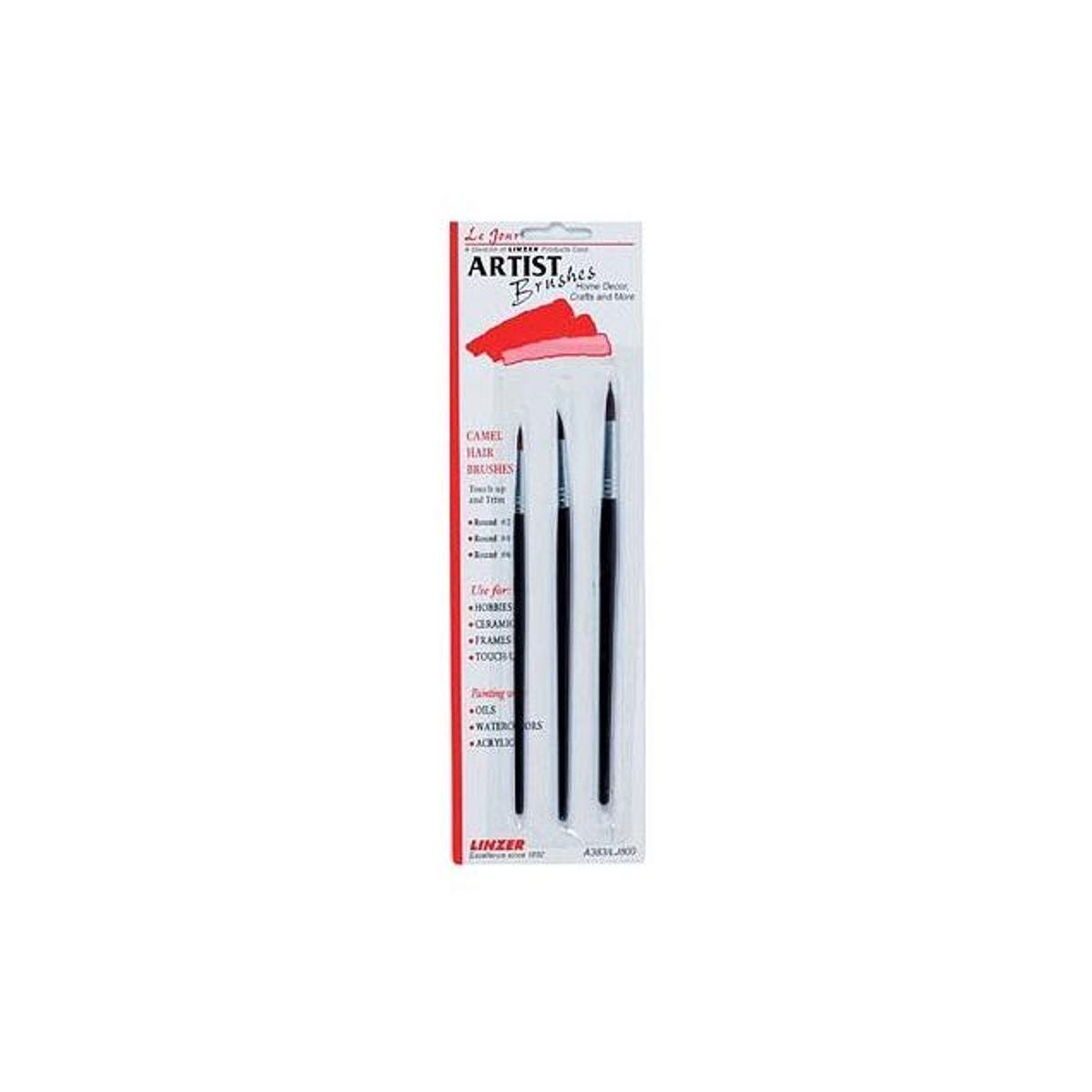 Linzer Le Jour 3-Piece Artist Brush Set | True Value Hardware