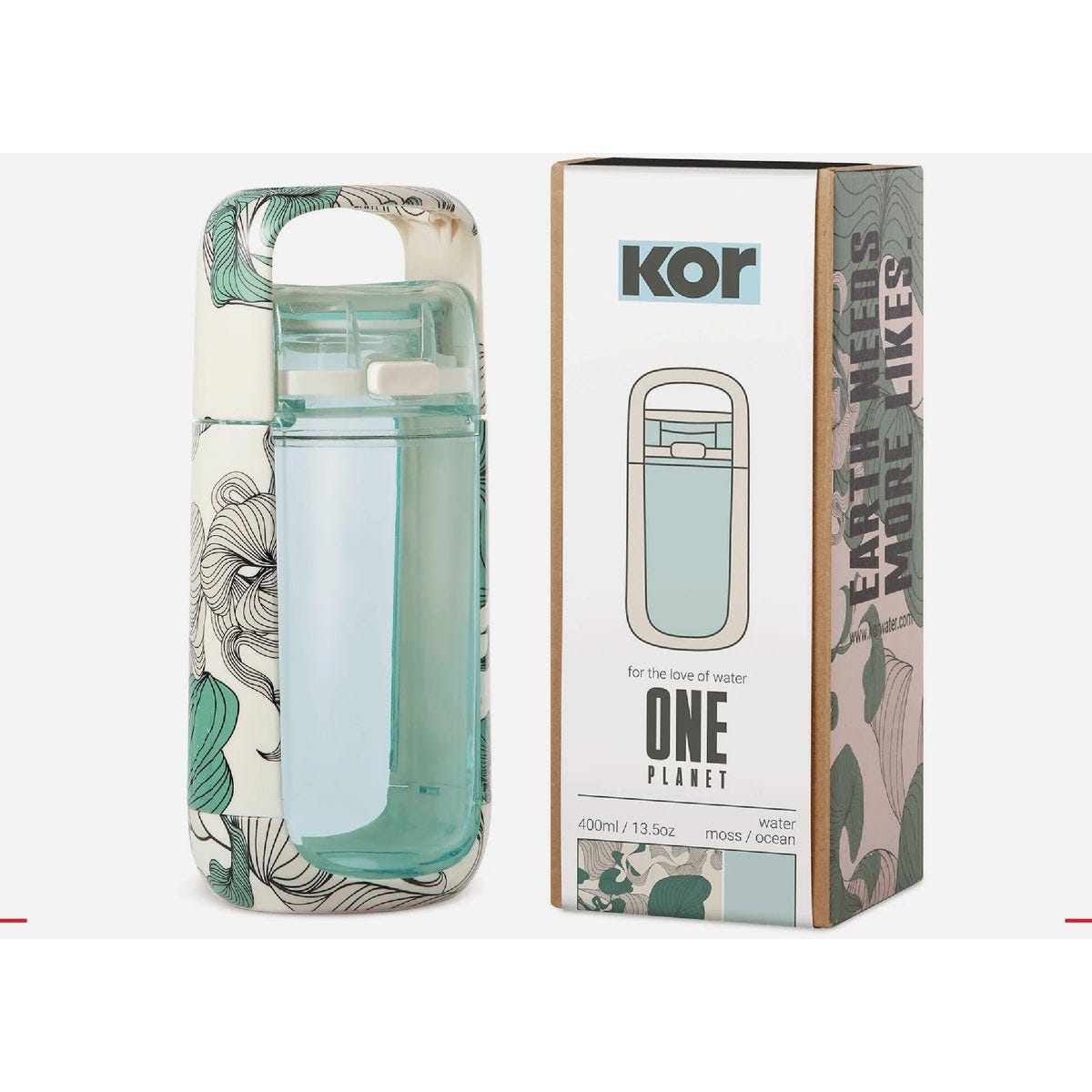 Kor ONE Planet 13-1/2 Oz. Water Moss Ocean Water Bottle | True Value ...