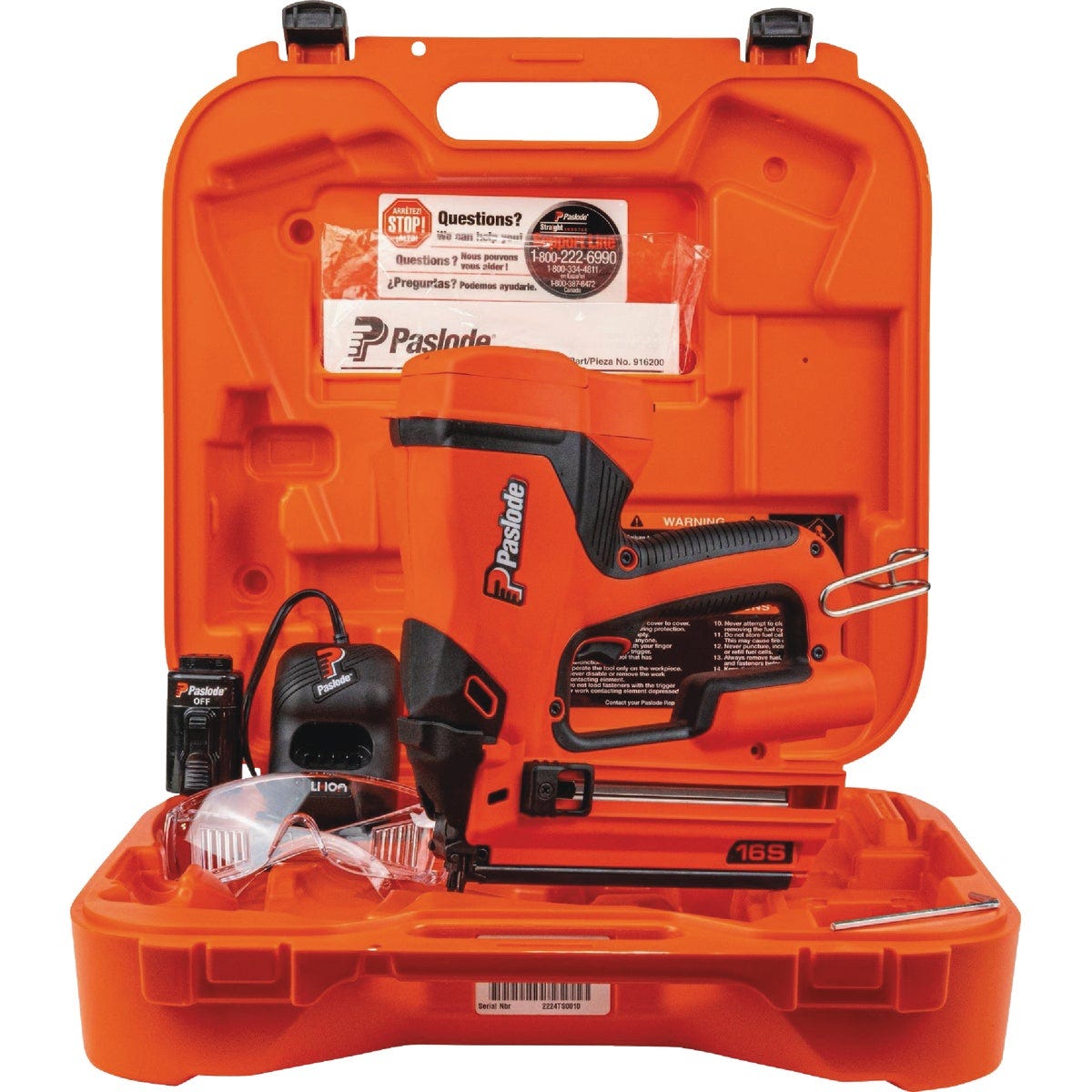 Paslode 7V 16-Gauge Straight Cordless Finish Nailer Kit with Battery ...