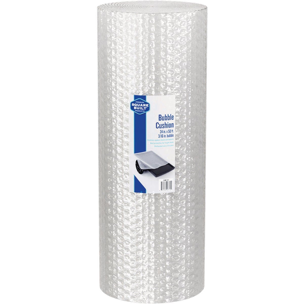 Square Built 24 In. x 50 Ft. x 3/16 In. Thick Bubble Cushion Wrap ...