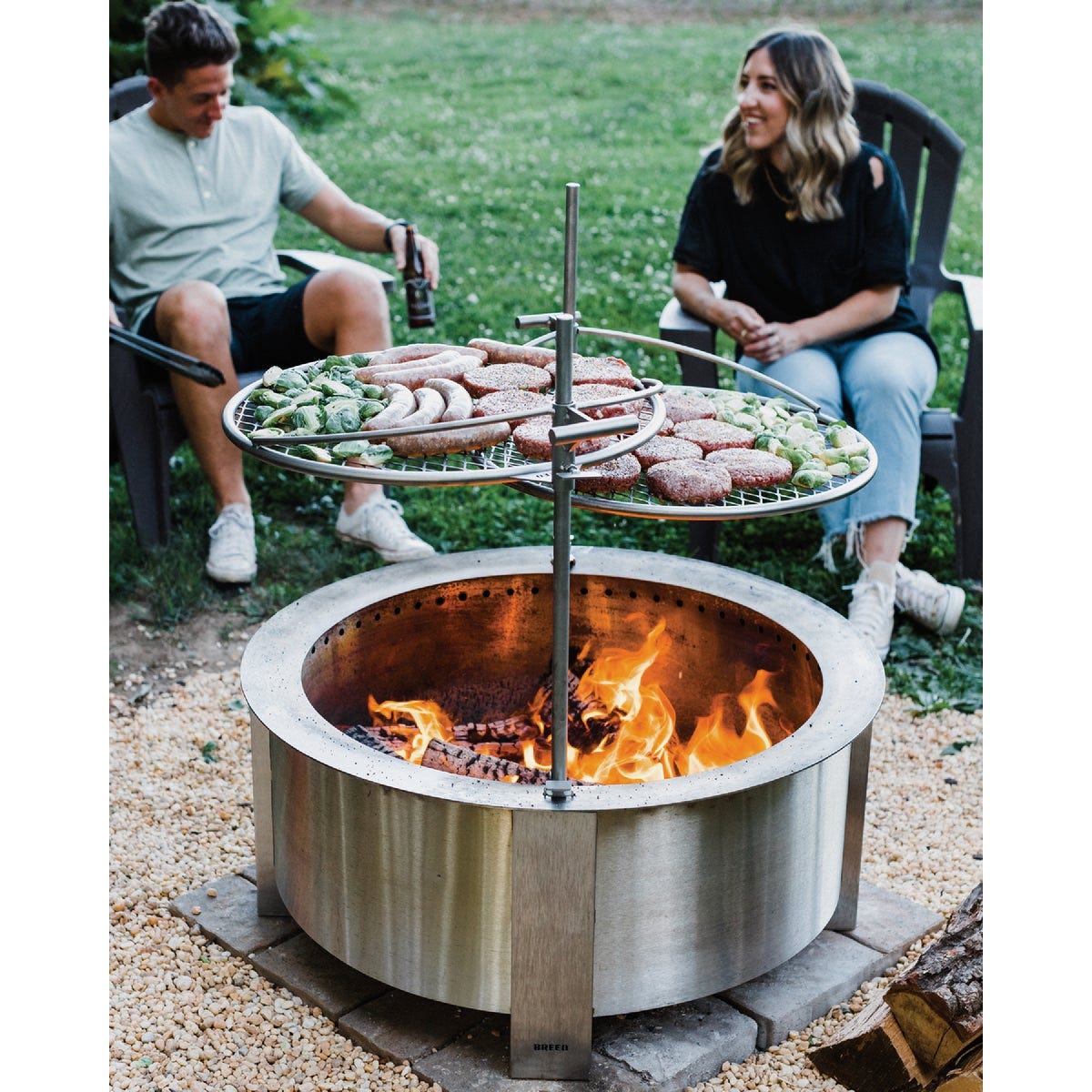 Breeo X Series 30 Stainless Smokeless Fire Pit True Value Hardware