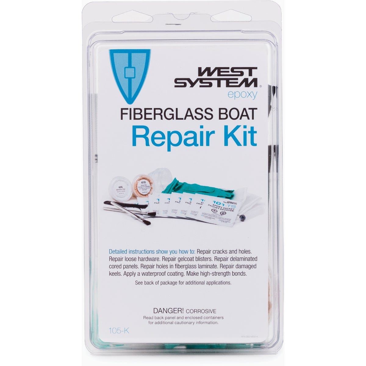 West System 21-Piece Fiberglass Boat Repair Kit | True Value Hardware