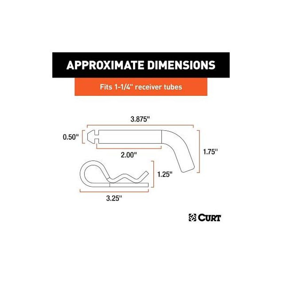 CURT 1/2 In. Hitch Pin with Groove, 1-1/4 In. Receiver | Do it Best