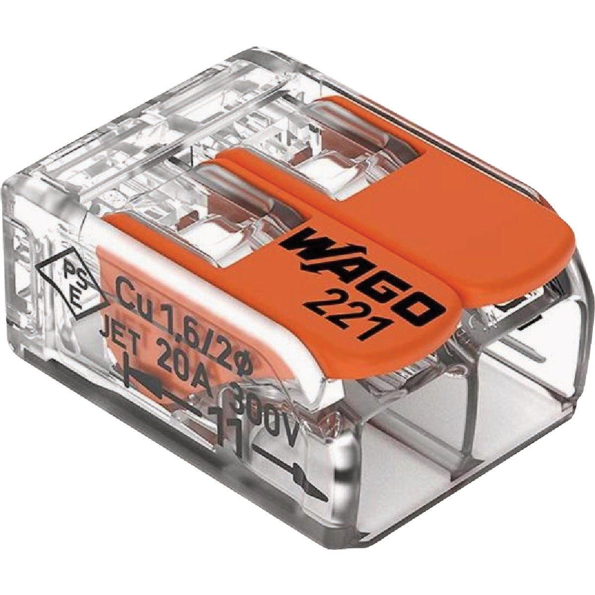Wago 2-Wire 2-Port Lever Connector (10-Pack) | True Value Hardware