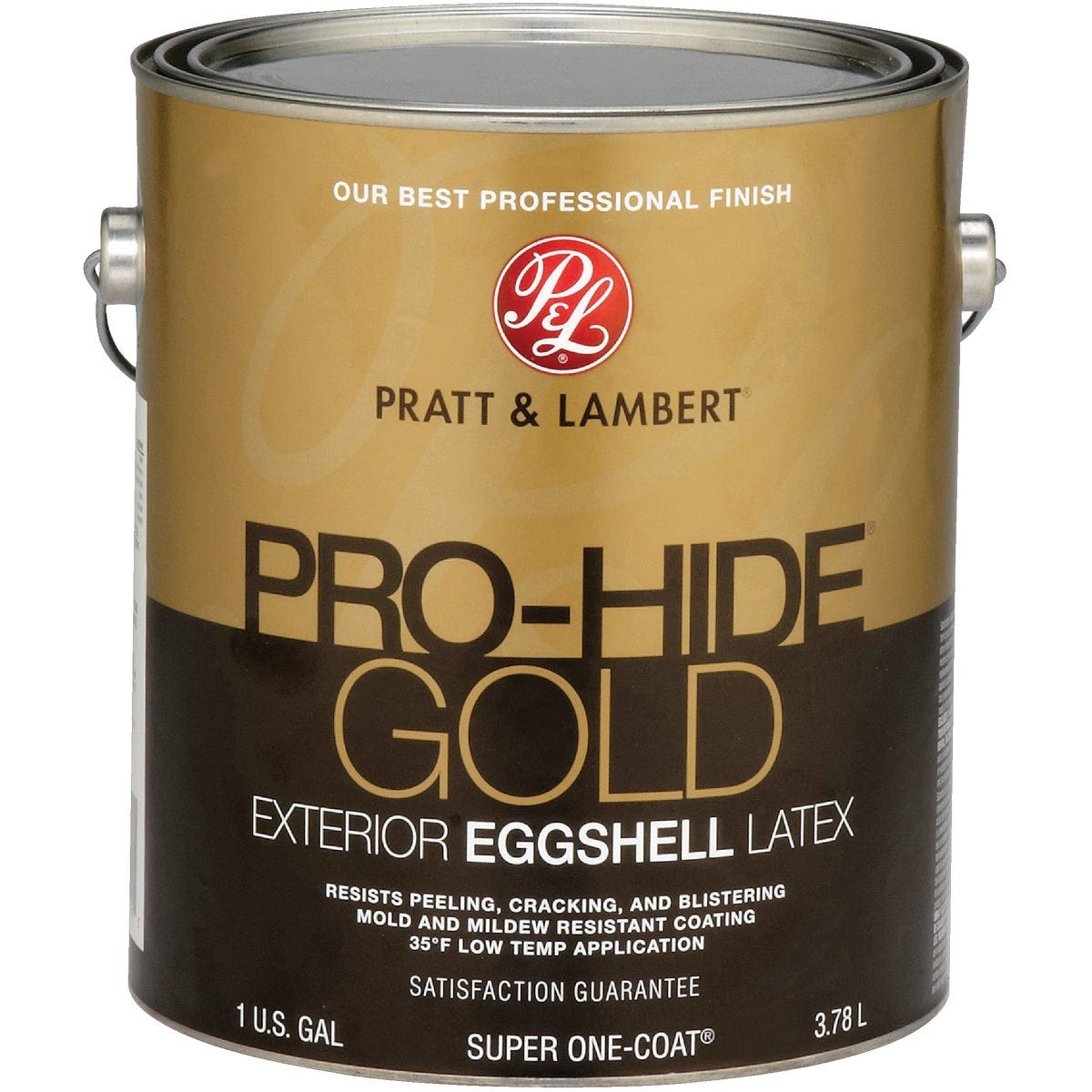 Pratt & Lambert Pro-Hide Gold Latex Eggshell Exterior House Paint, Base ...