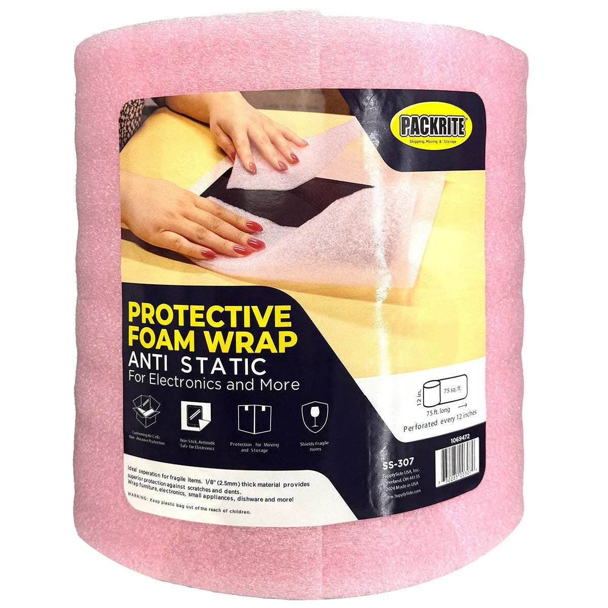 PackRite 12 In. x 75 Ft. Pink Protective Foam Wrap | True Value Hardware