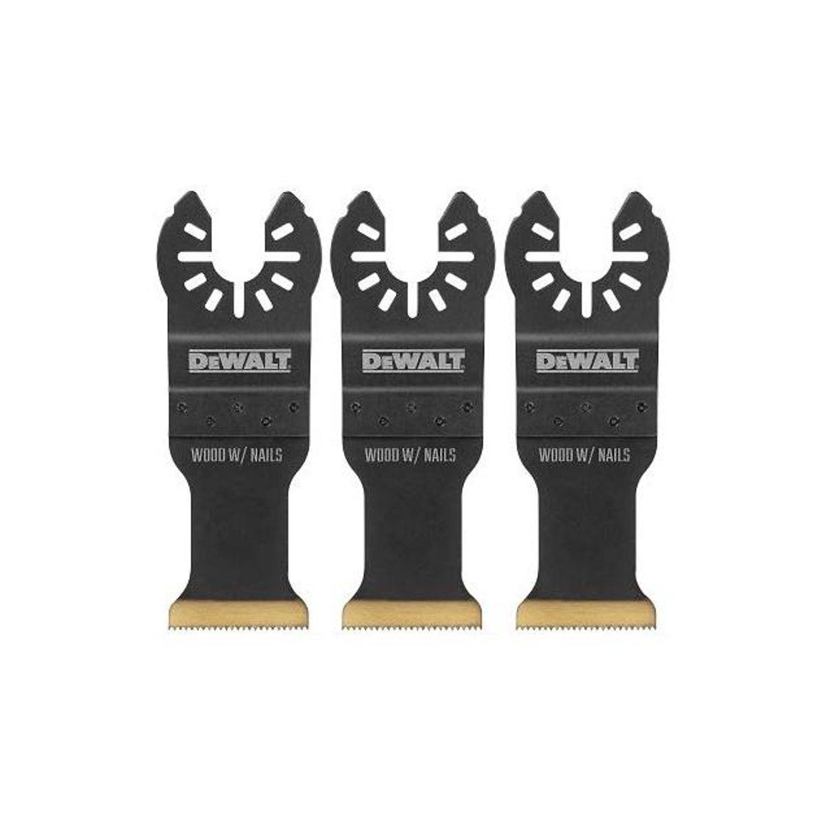 DeWalt 1-1/4 In. Carbide Oscillating Tool Wood & Metal Cutting Blades ...