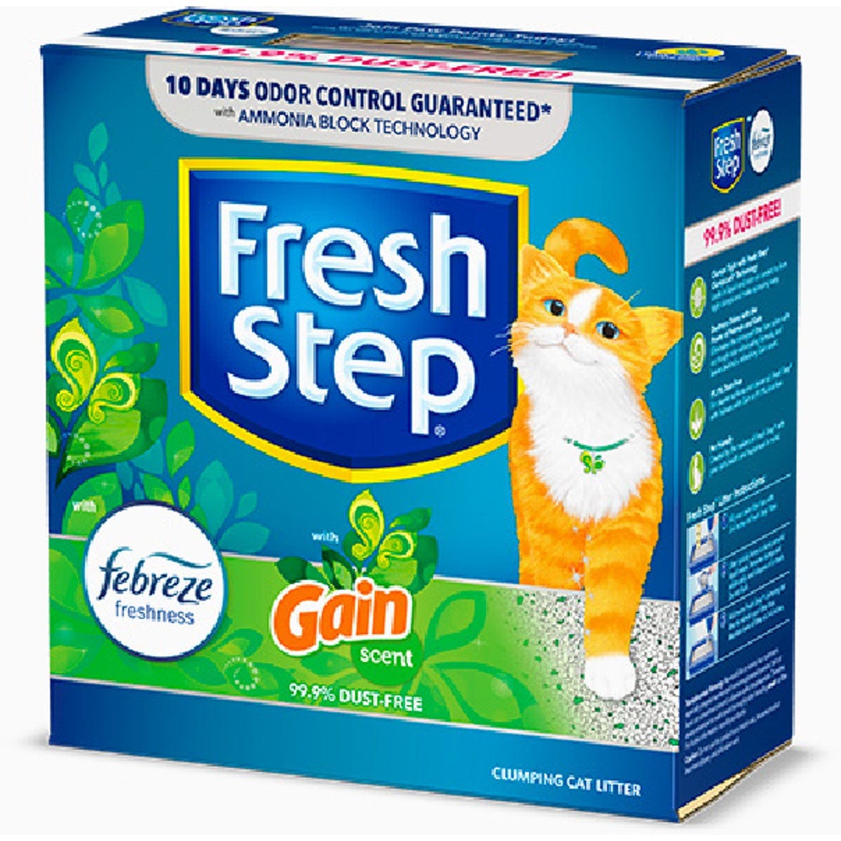Fresh Step Gain Scented 14 Lb. Cat Litter with Febreze | True Value ...