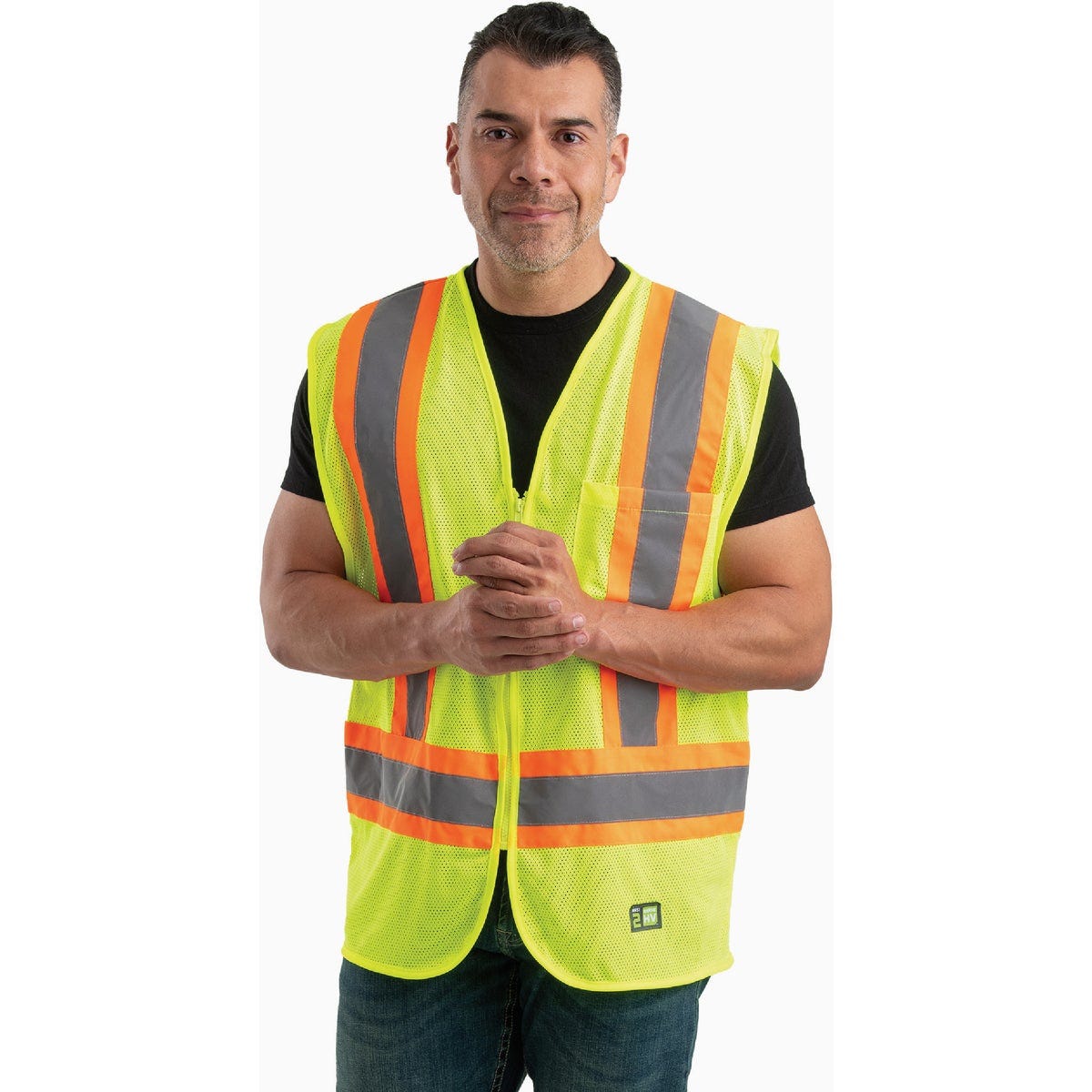 Berne 2XL Hi Vis Class 2 Multi-Color Mesh Safety Vest- | True Value ...
