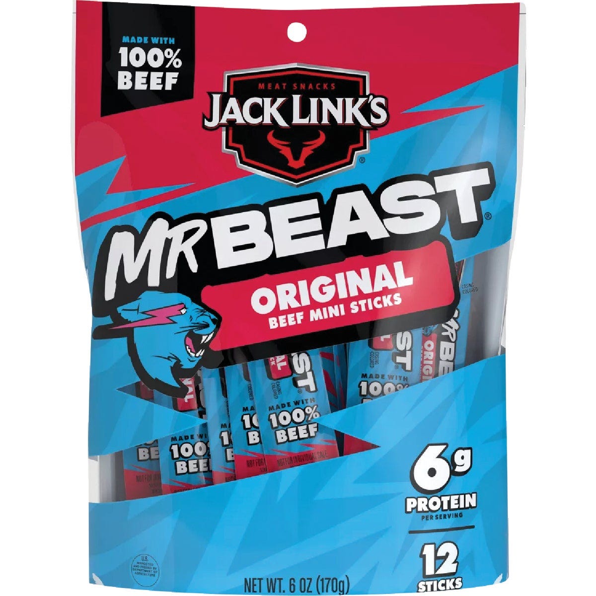 Jack Link's 6 Oz. Original Beef Sticks (12-Pack) | True Value Hardware