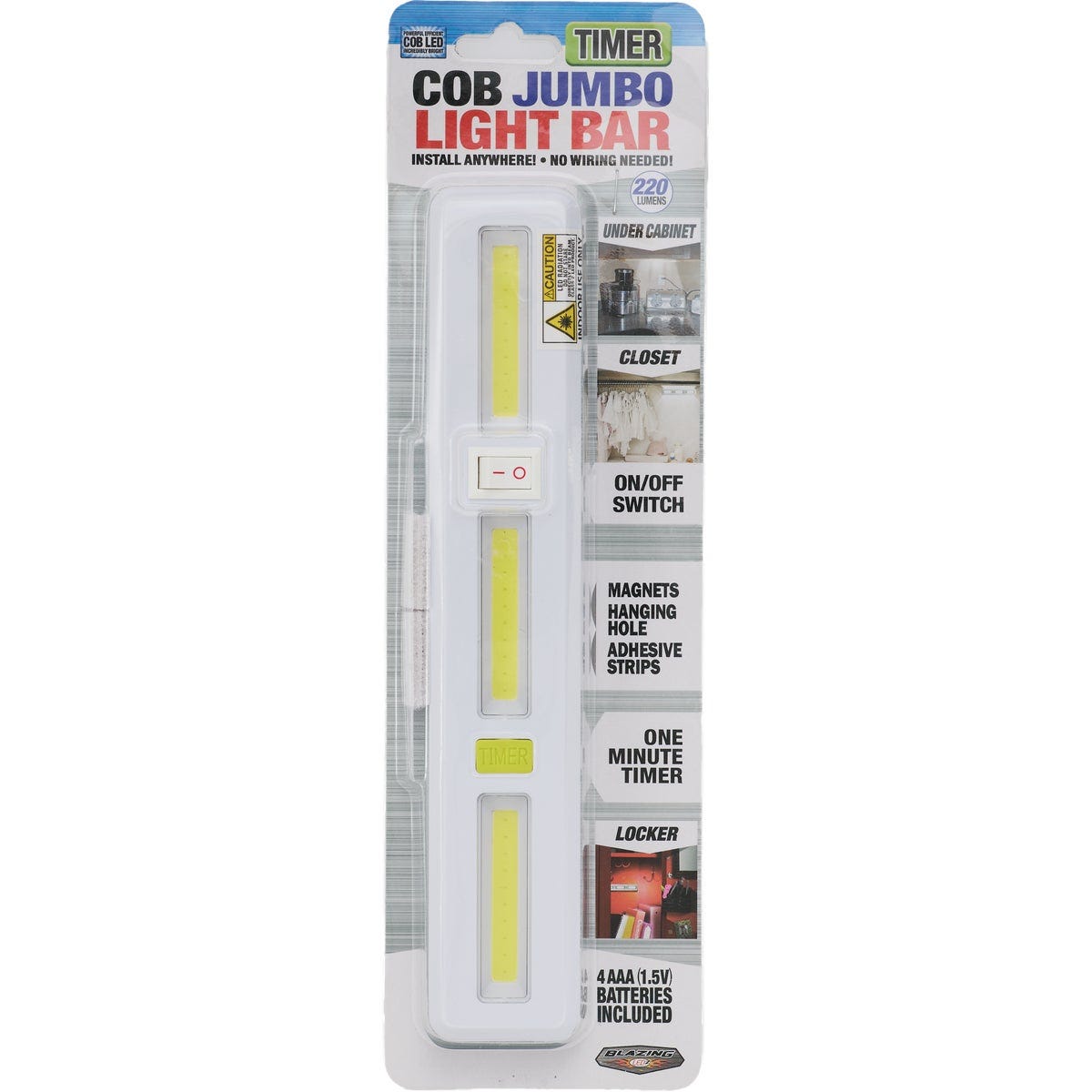 Blazing LEDz Timer Jumbo COB LED Battery Operated Light Bar | True ...