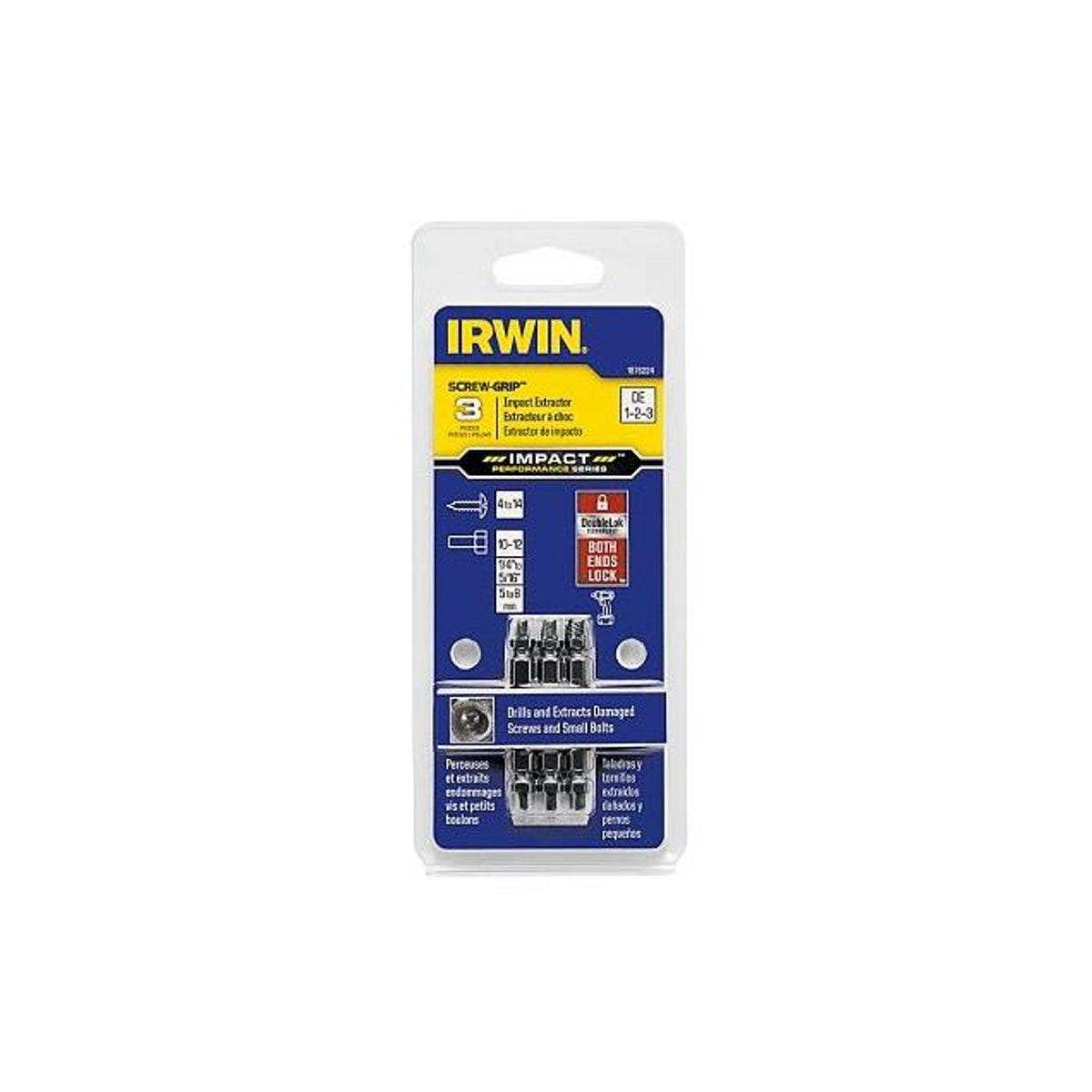 Irwin 3-Piece Double-Ended Screw Extractor Insert Bit Set | True Value ...