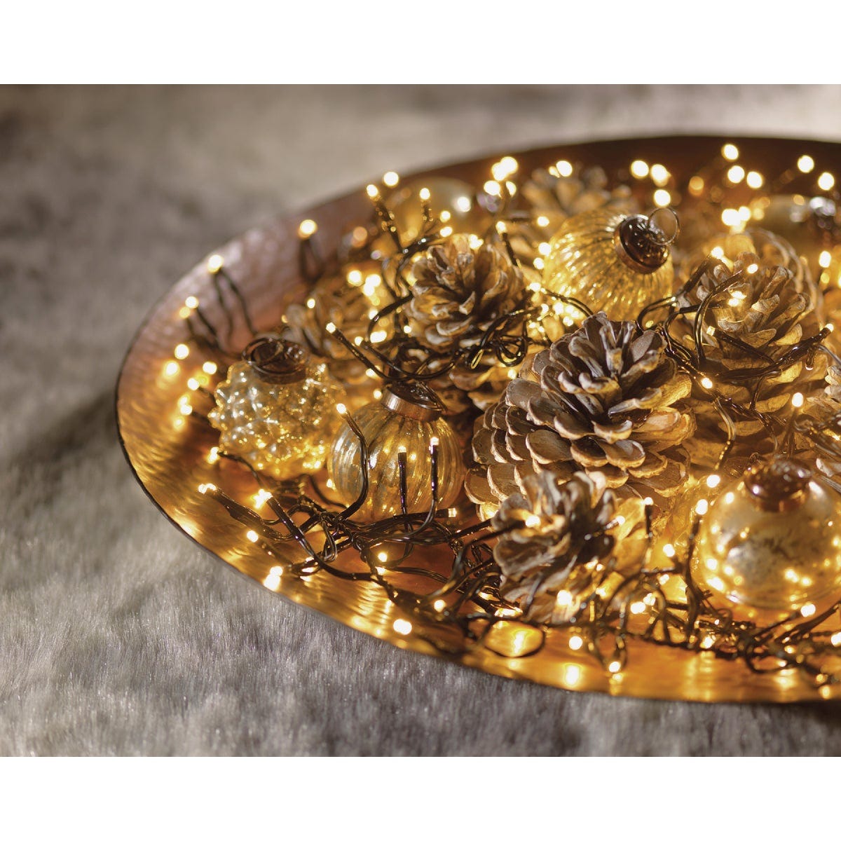 Lumineo 44 Ft. Warm White 8-Function LED Cluster Light Set | Do it Best