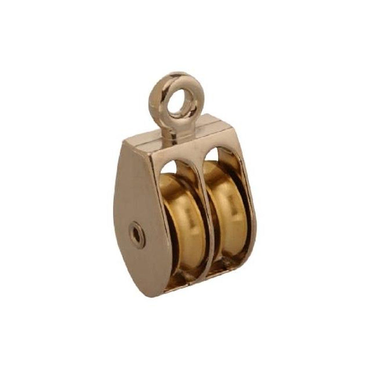 Campbell 1 In. Brass Sheave Double Rigid Eye Rope Pulley | True Value ...