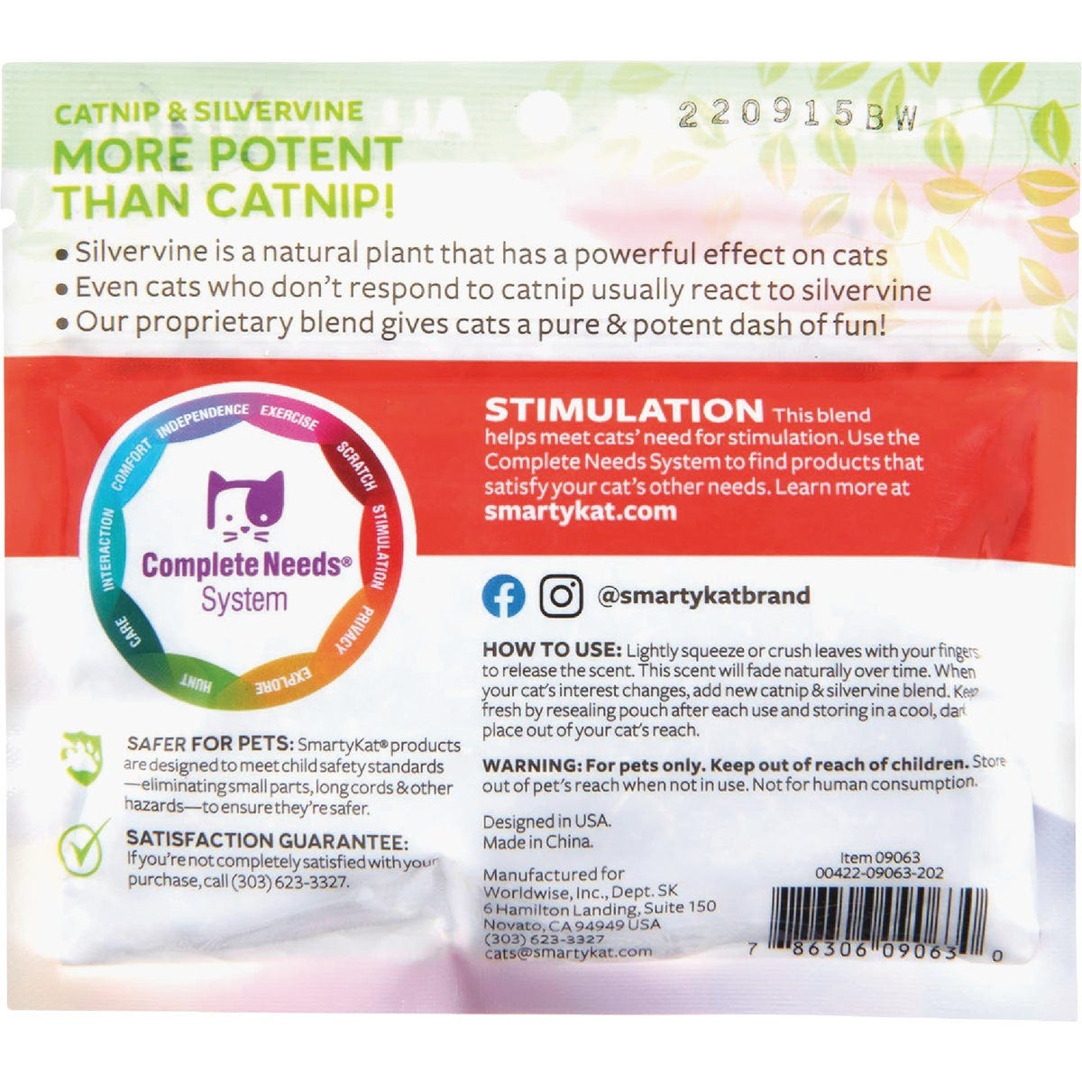 SmartyKat 0.5 Oz. Catnip with Silvervine | True Value Hardware