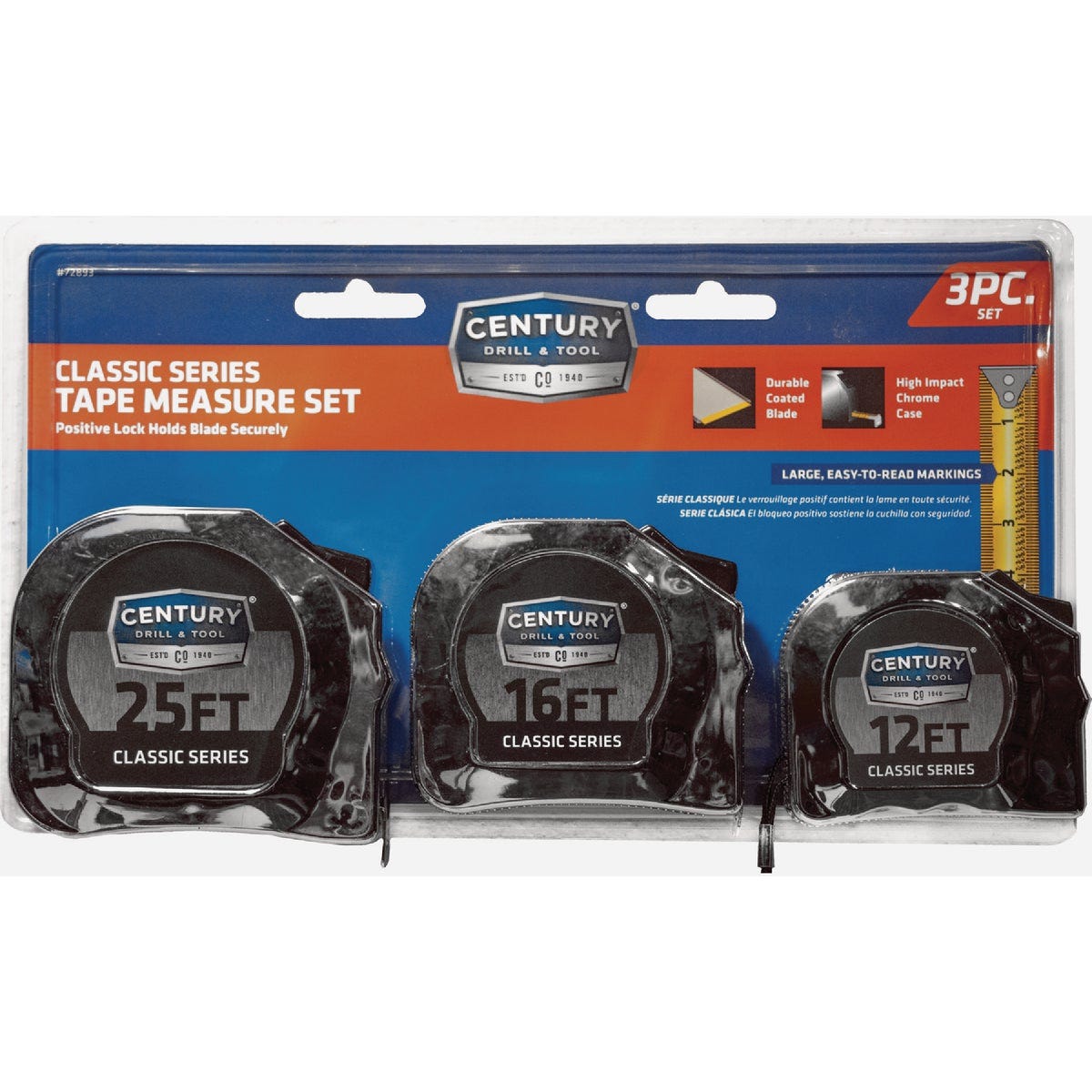 Century Drill & Tool Classic Tape Measure Set (3-Piece) | True Value ...