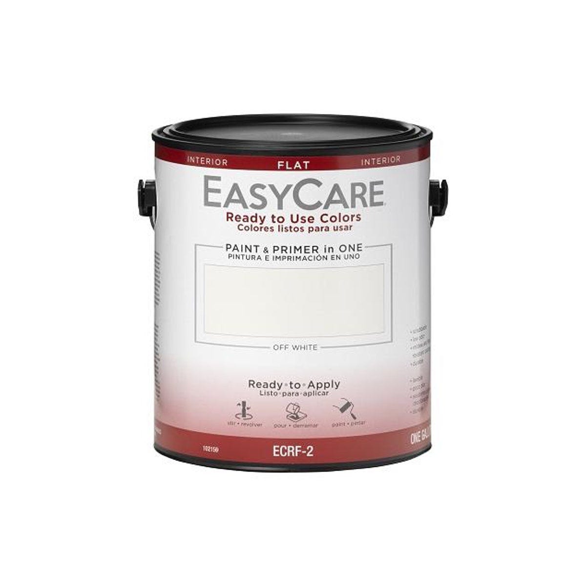 EasyCare Ready to Use Colors 1 Gal. Interior Flat Latex Paint & Primer ...