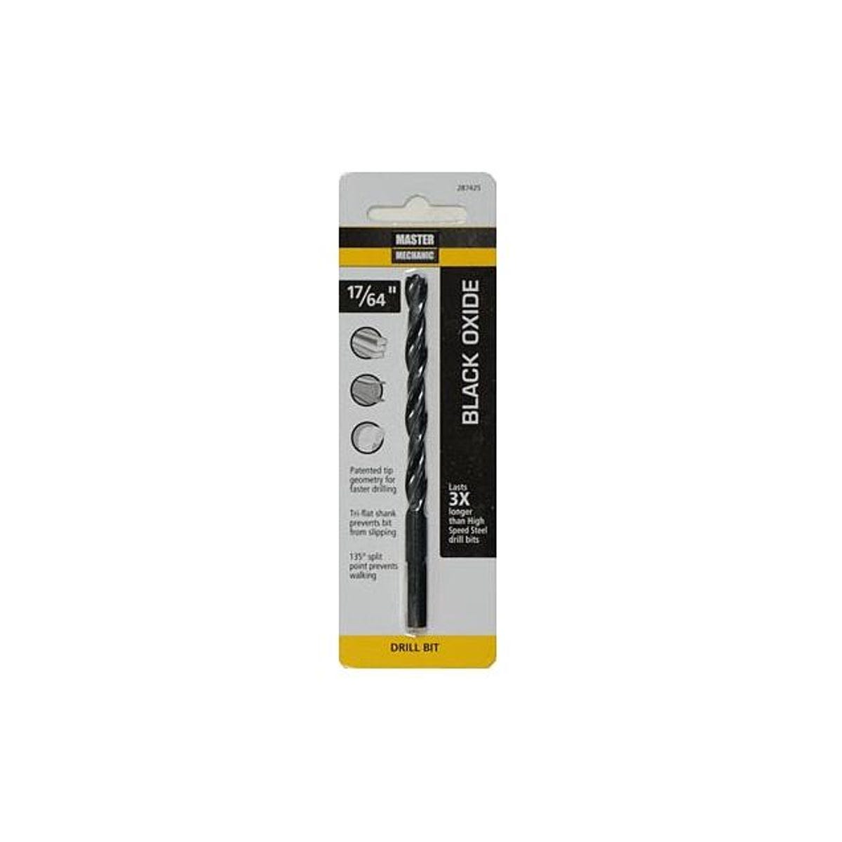 Master Mechanic 17/64 x 4-1/8 In. 135 Split Point Black Oxide Drill Bit ...