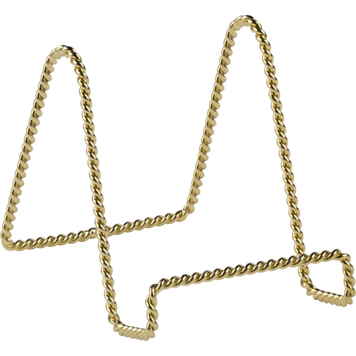 Tripar 4 In. Brass Twisted Wire Plate Stand | True Value Hardware