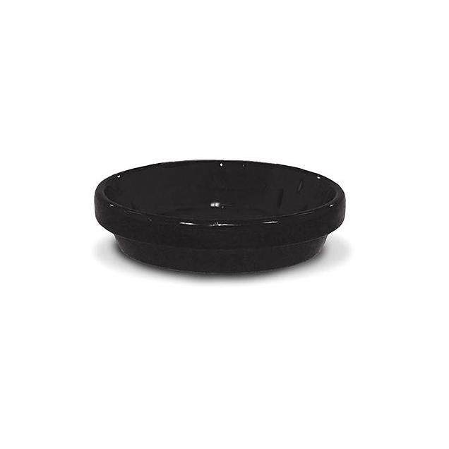Ceramo 3.75 In. Black Ceramic Saucer | True Value Hardware