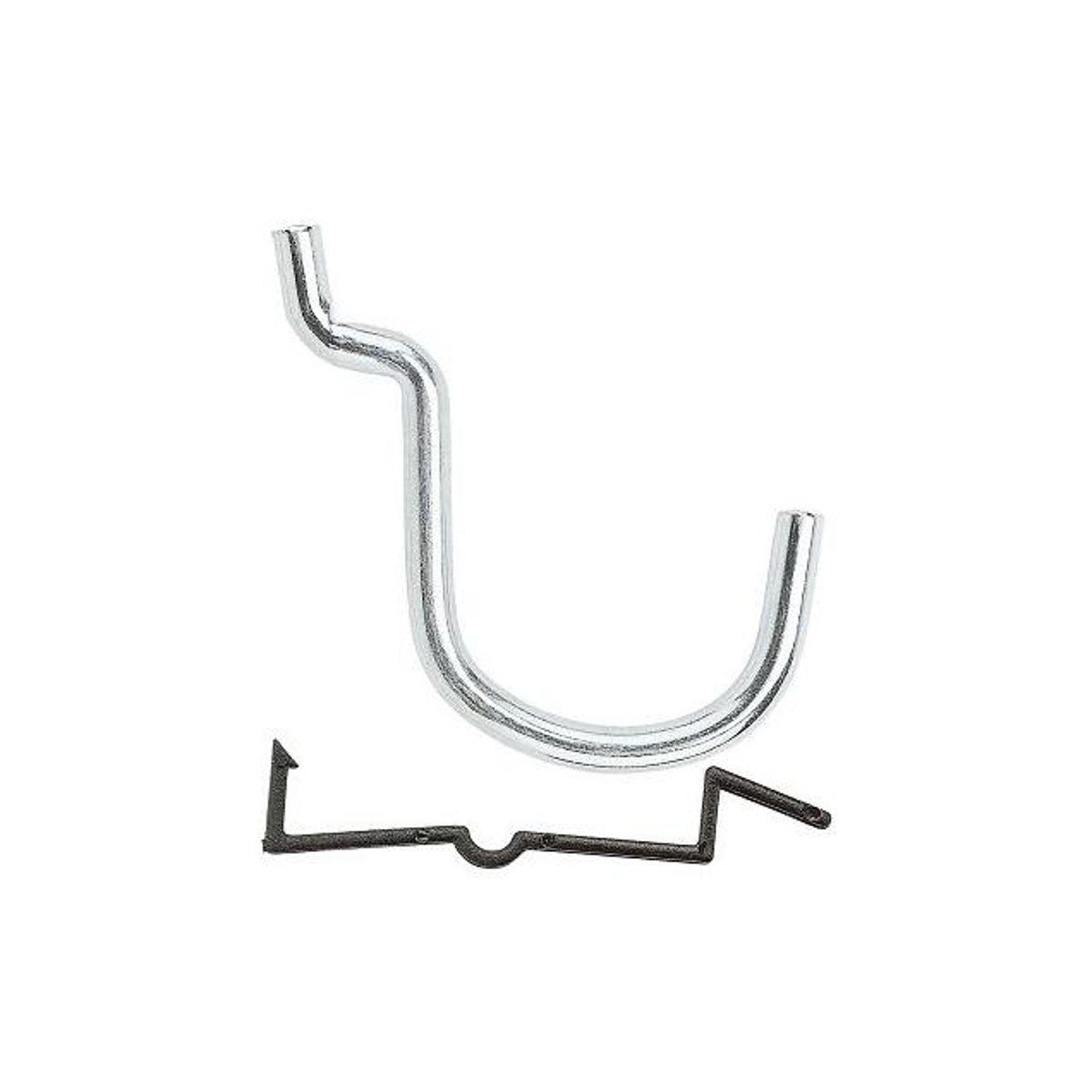 National Hardware 1-1/2 In. Galvanized Steel Pegboard Curved Angle Hook ...