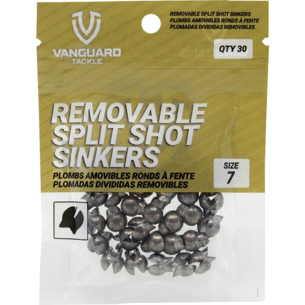 Vanguard Size BB Removable Split Shot Sinker (60-Pack) | True Value ...