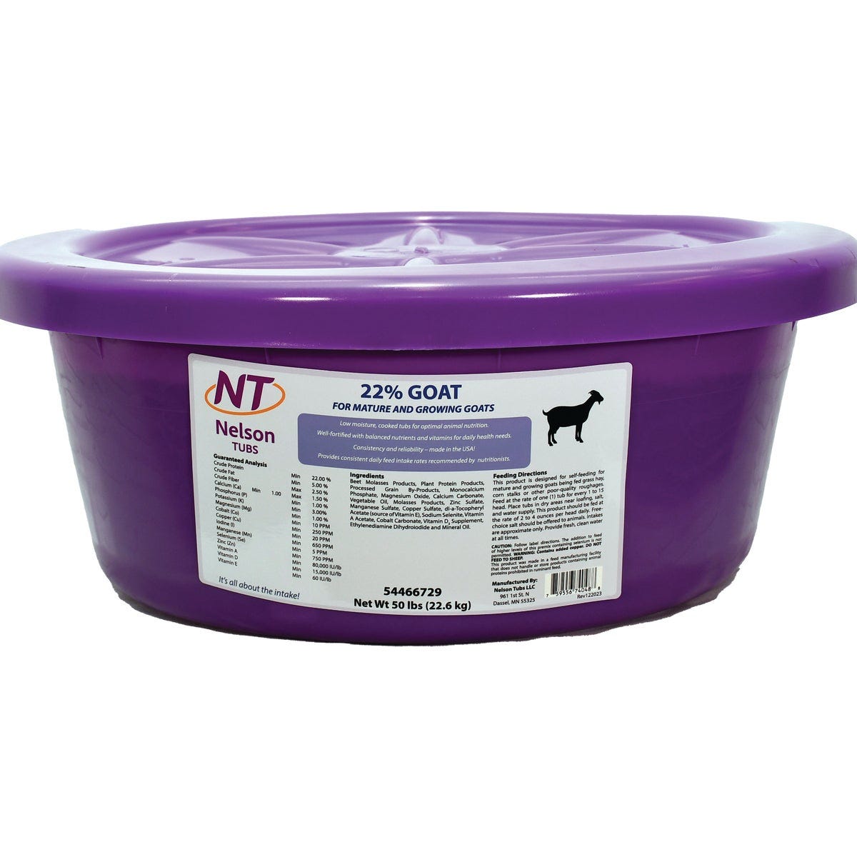 Nelson Tubs 22% Goat 50 Lb. Feed Supplement | True Value Hardware