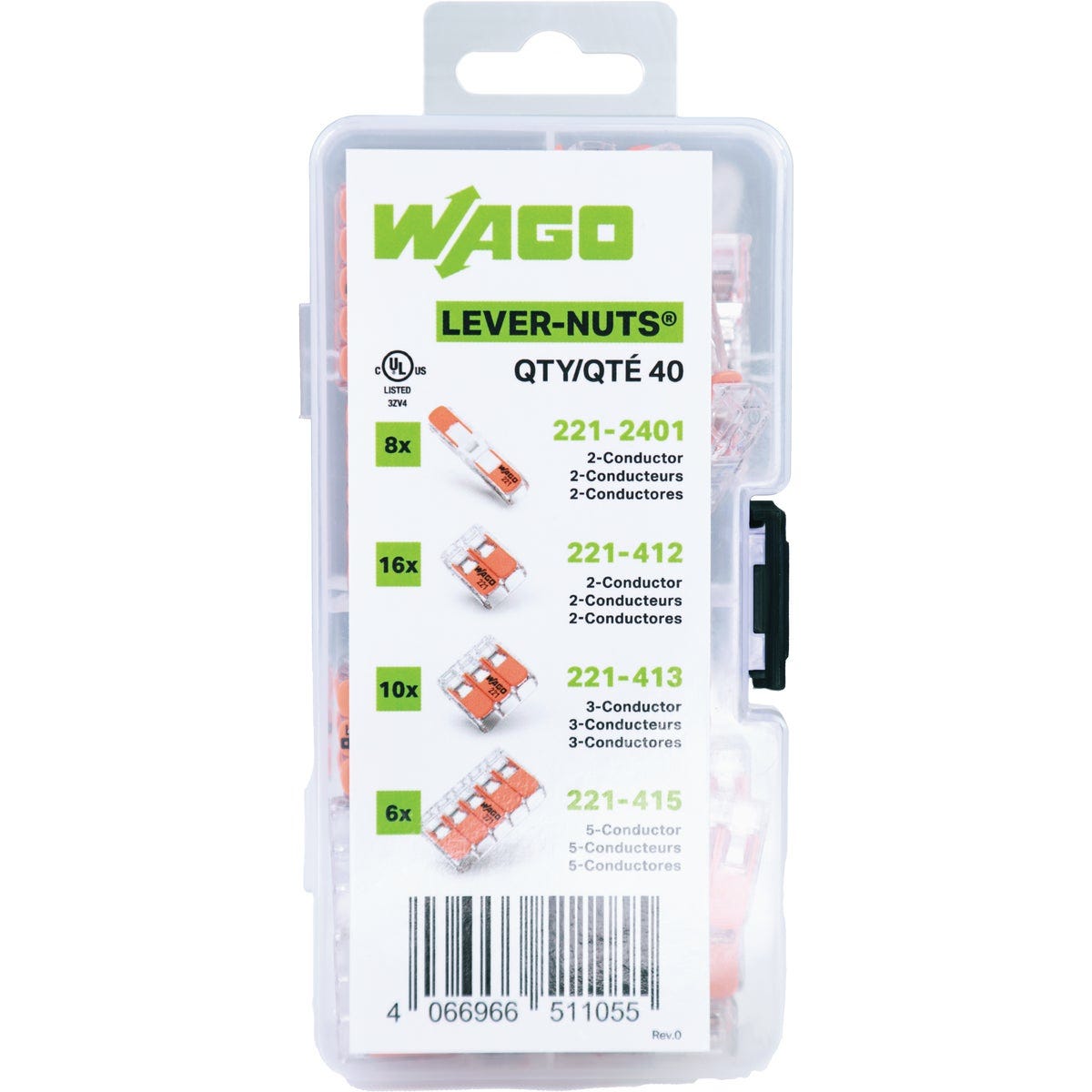 Wago Lever Nut Combo Kit (40-Pack) | True Value Hardware