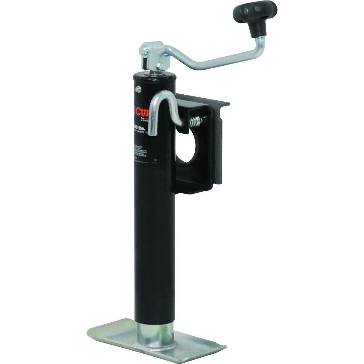 Curt 2000 Lb. Bracket-Mount Swivel Jack With Top Handle, 10 In. Travel ...