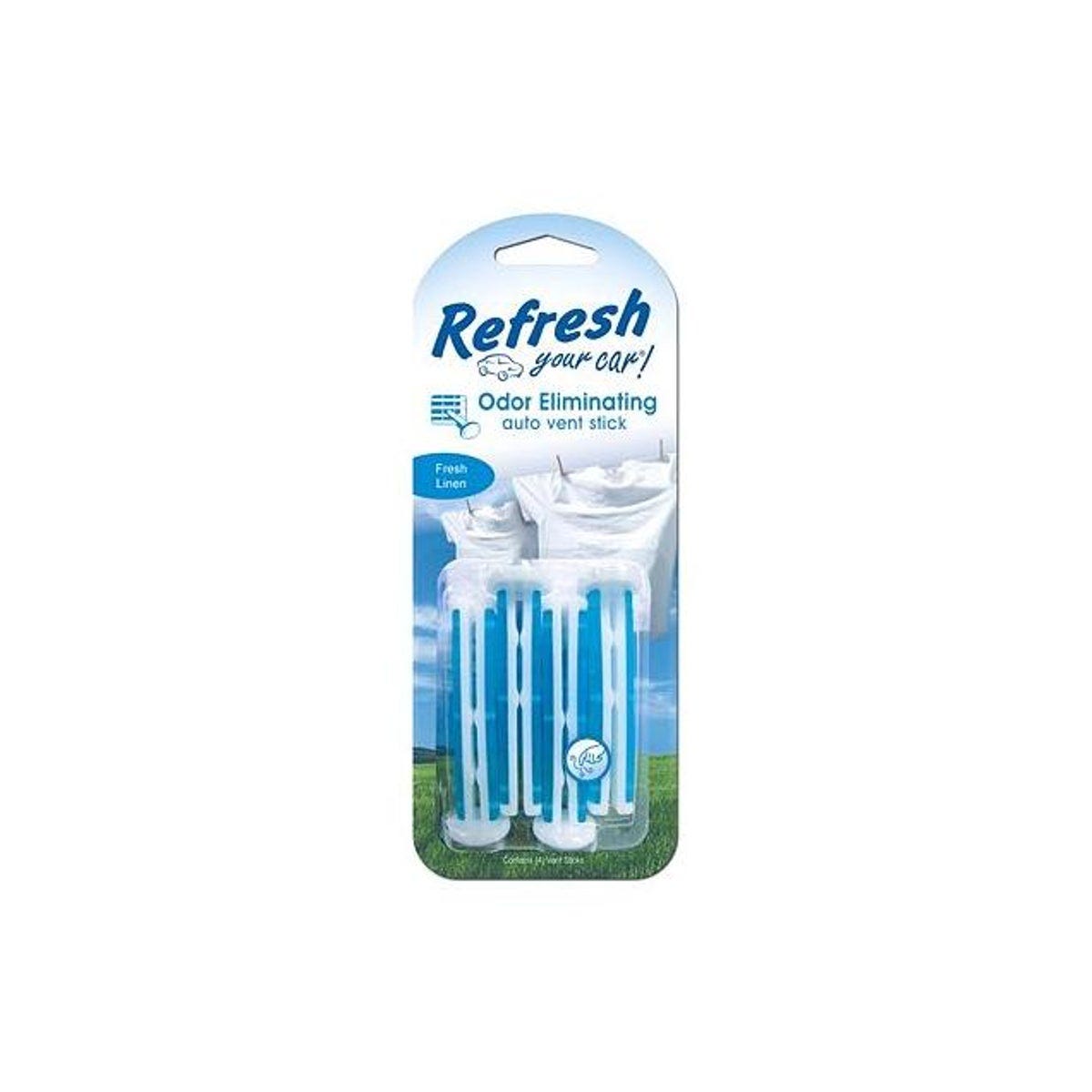 Refresh Your Car! Vent Air Freshener, Fresh Linen CS Scent (4-Pack ...