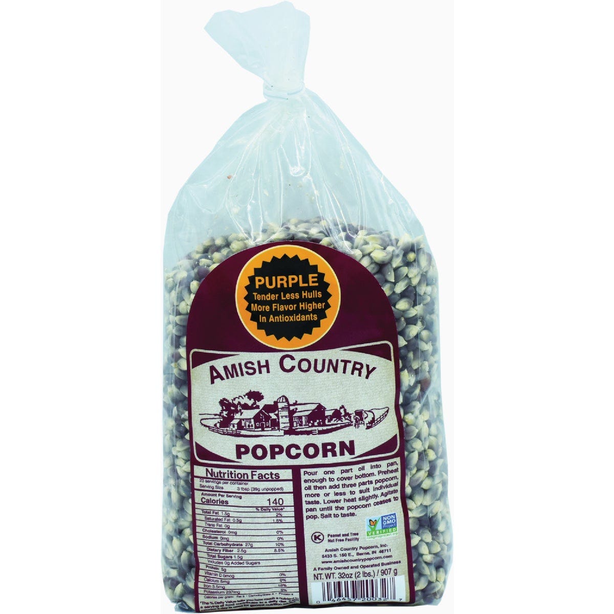 Amish Country Popcorn 2 Lb. Purple Popcorn | True Value Hardware