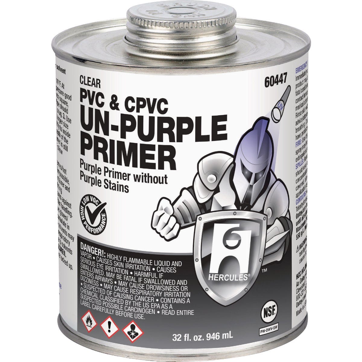 Hercules 32 Oz. PVC & CPVC Un-Purple Primer | True Value Hardware