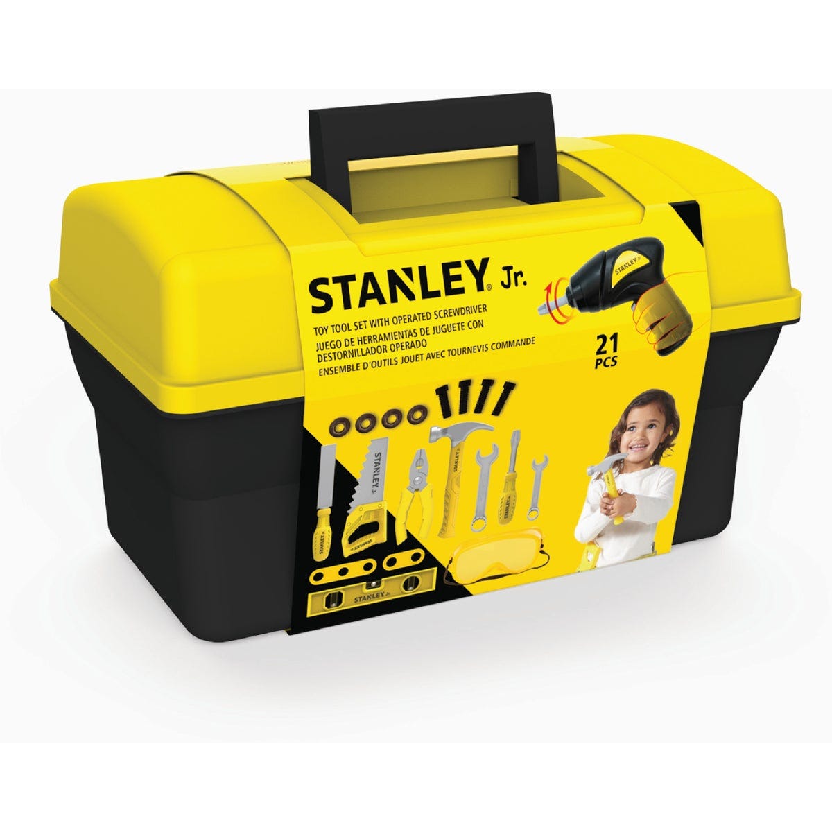 Stanley Jr. Pretend Play Toolbox Set (21-Piece) | True Value Hardware