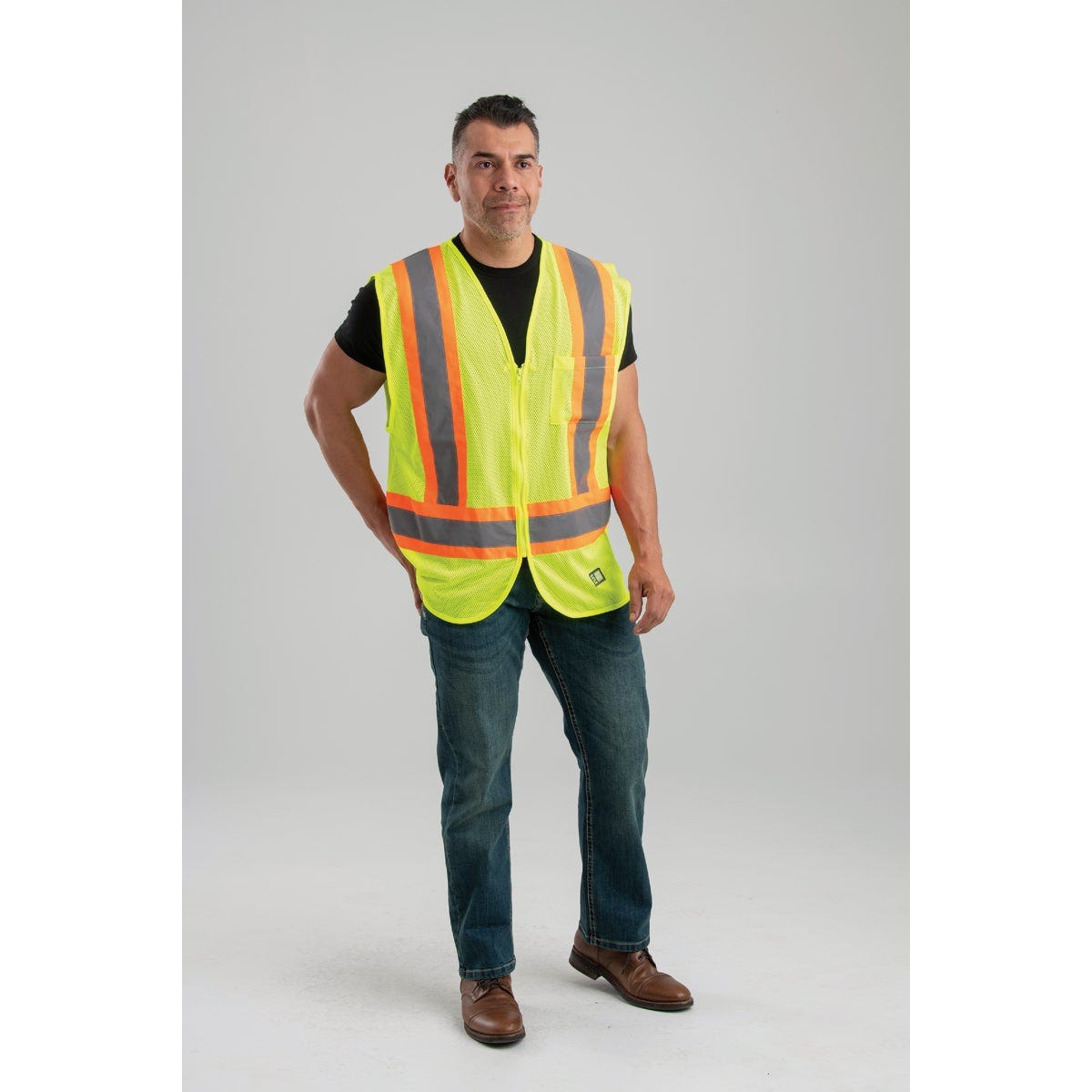 Berne 2XL Hi Vis Class 2 Multi-Color Mesh Safety Vest- | True Value ...