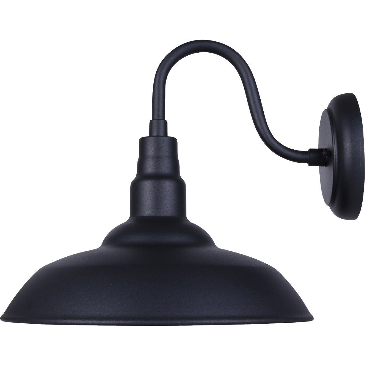 Canarm Valec 100W Black Goose Neck Wall Light Fixture | True Value Hardware