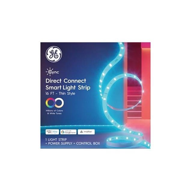GE Cync 16 Ft. 12W LED Smart Light Strip | Do it Best