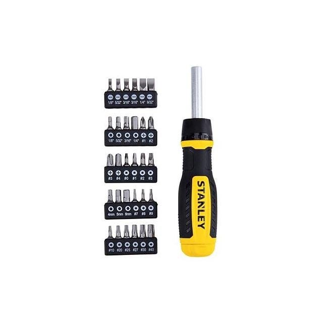 Stanley Multi-Bit Ratcheting Screwdriver Set (30-Piece) | Do it Best