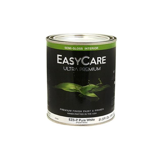 EasyCare Ultra Premium 1 Qt. Pure White Pastel Base Semi-Gloss Interior ...