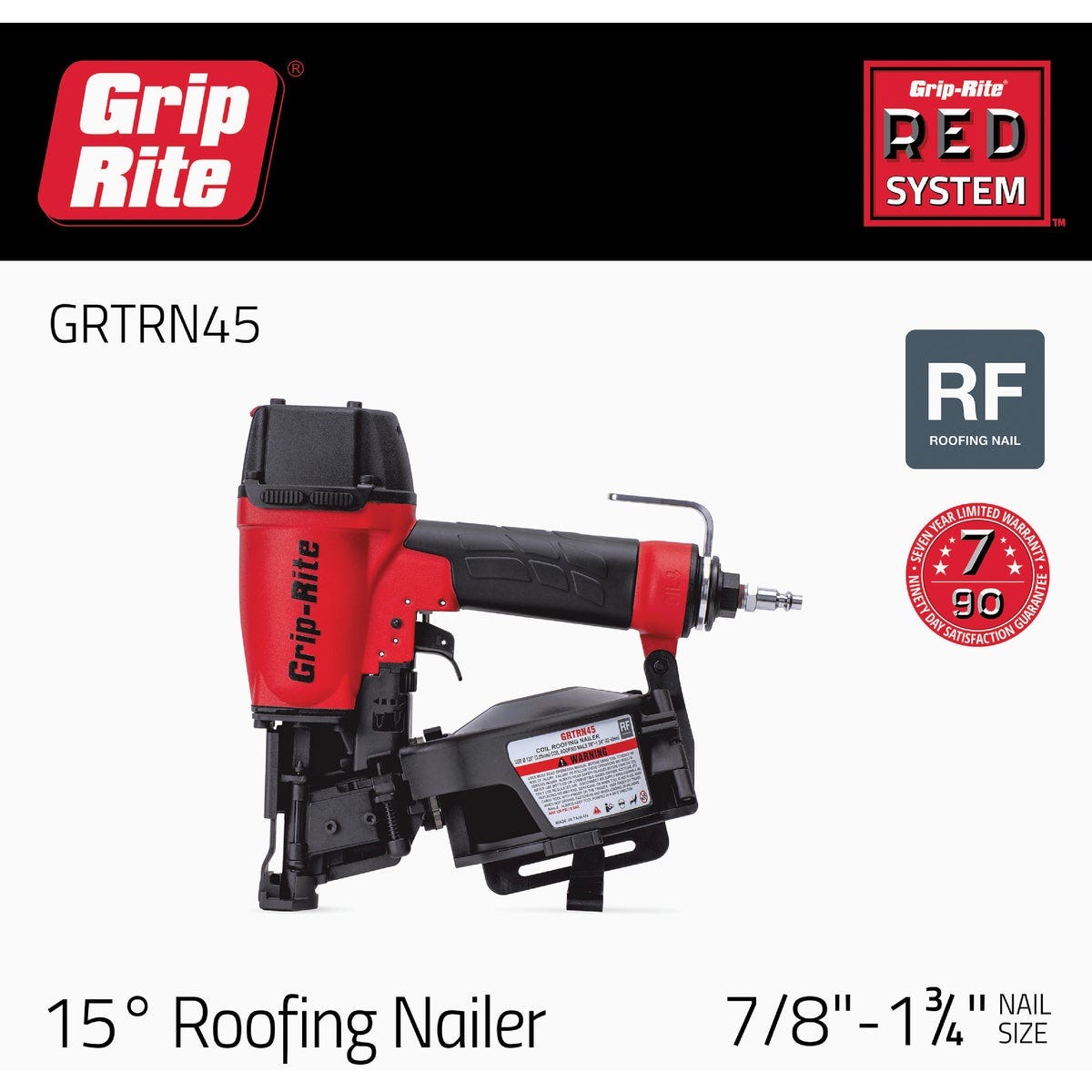 Grip-Rite 15 Deg. Coil Roofing Nailer- | True Value Hardware