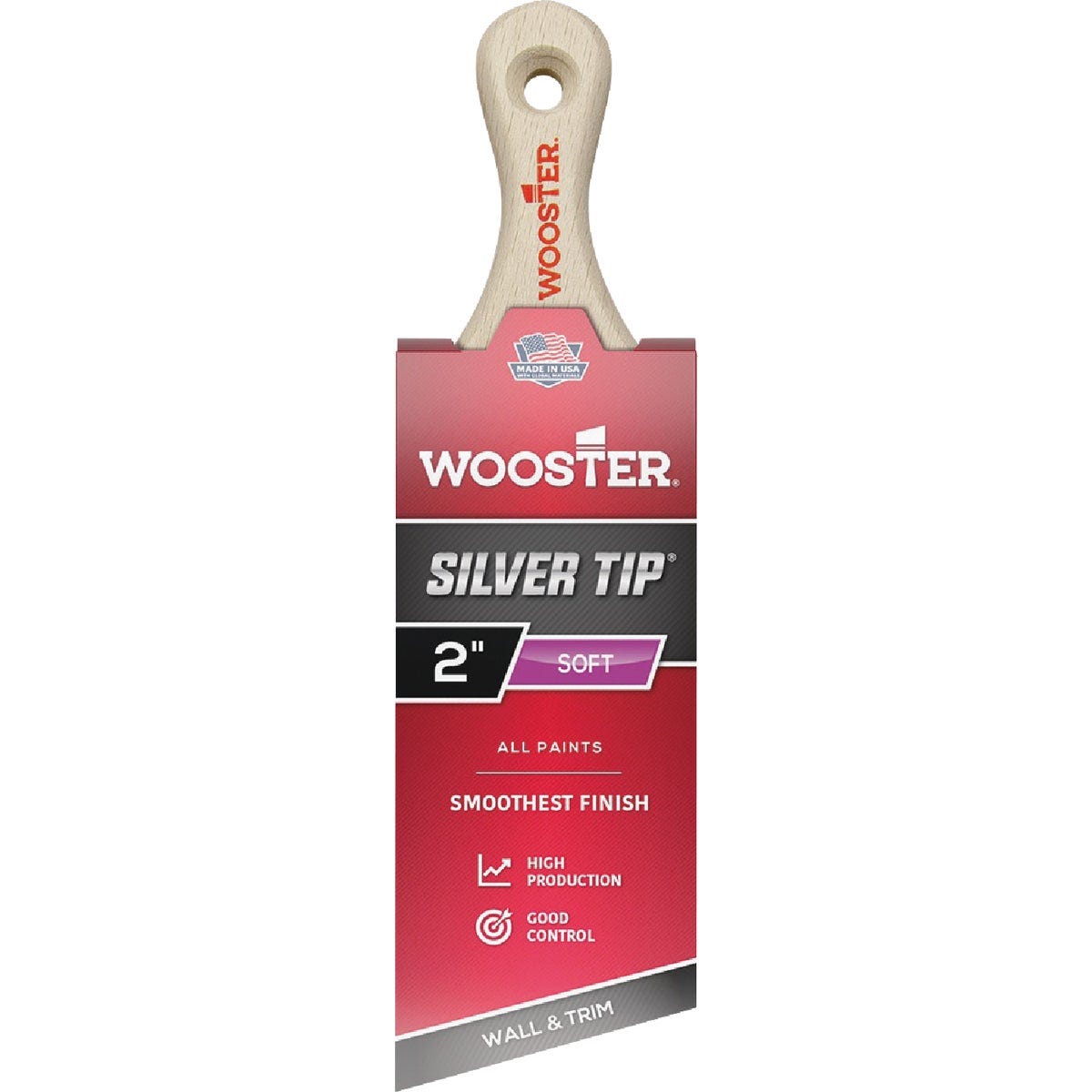 Wooster SILVER TIP 2 In. Short Handle Paint Brush | True Value Hardware