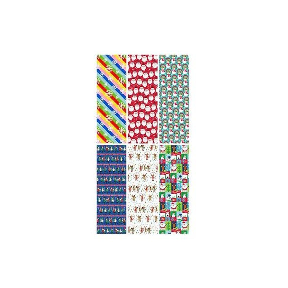 Papercraft 35 Sq. Ft. Kids Designs Christmas Wrapping Paper | True ...