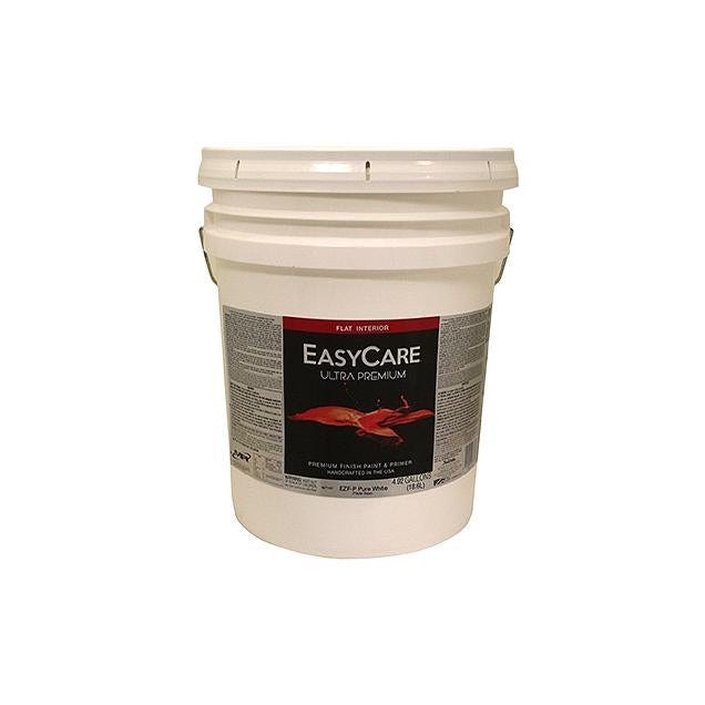 EasyCare Ultra Premium 5 Gal. Pure White Flat Pastel Base Interior ...