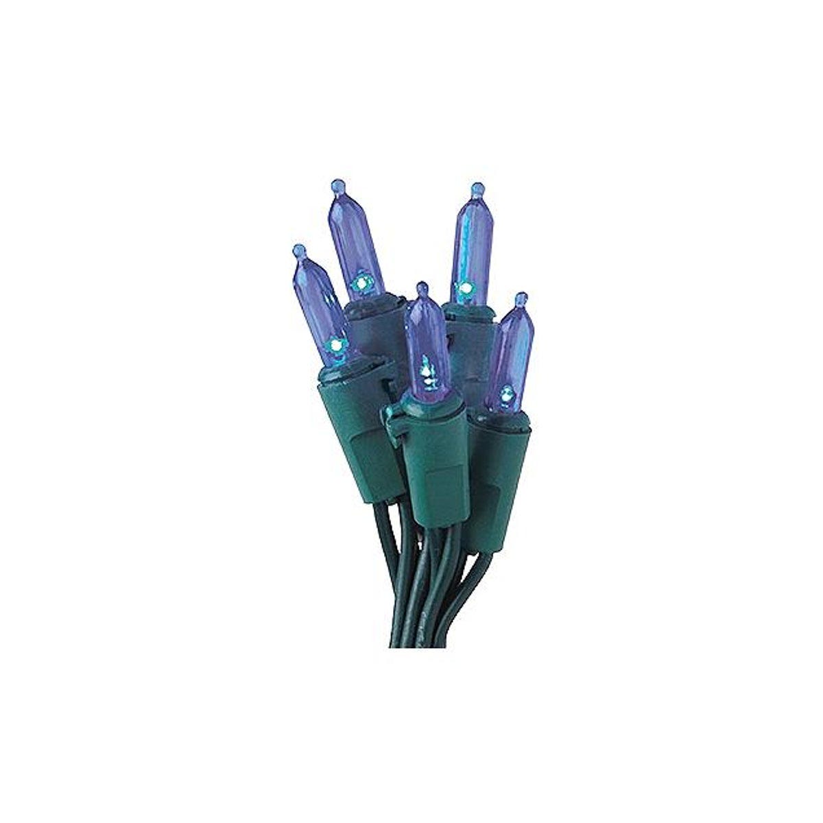 Holiday Wonderland Blue 100-Bulb Mini Christmas LED Light Set | True ...